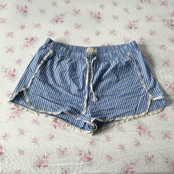 GAP | Shorts | Love By Gap Striped Lace Drawstring Shorts | Poshmark
